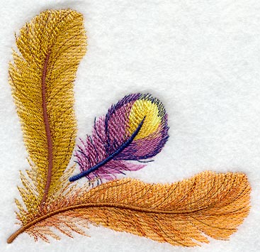 Fancy Feathers Corner – Embroidery Library