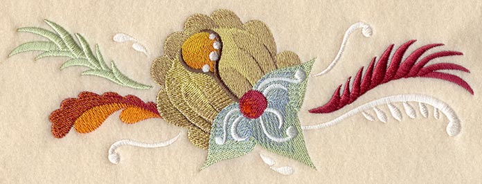 Rosemaling Border – Embroidery Library