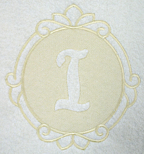 Script Letter I - 7.8 Inch (Embossed) – Embroidery Library
