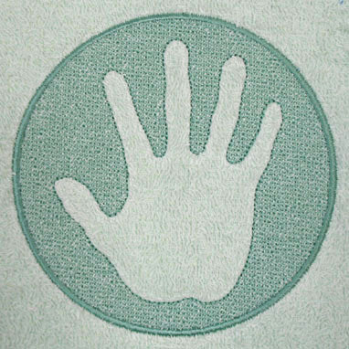 Handprint (Embossed) – Embroidery Library