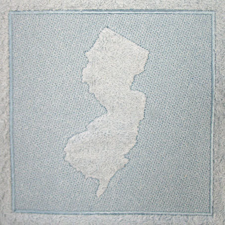 New Jersey (Embossed) – Embroidery Library
