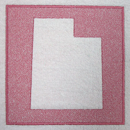Utah (Embossed) – Embroidery Library