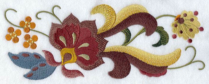 Rosemaling Border – Embroidery Library