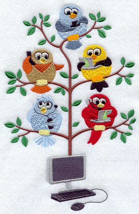 Tech Tweet – Embroidery Library