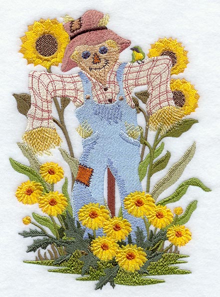 Autumn Stitches Scarecrow – Embroidery Library