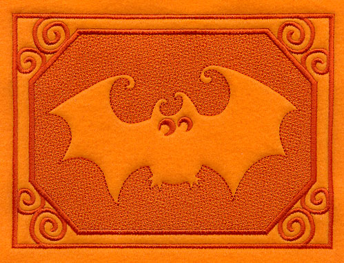 Bat (Embossed) – Embroidery Library