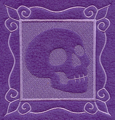 Skull (Embossed) – Embroidery Library