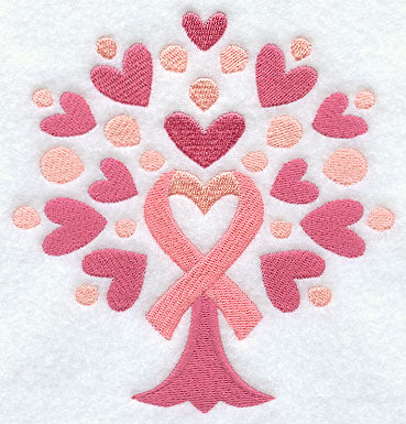 Awareness Ribbon Tree – Embroidery Library