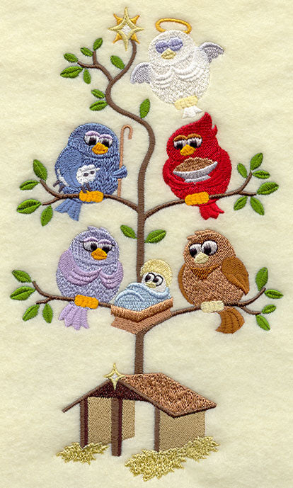 Nativity Tweet – Embroidery Library