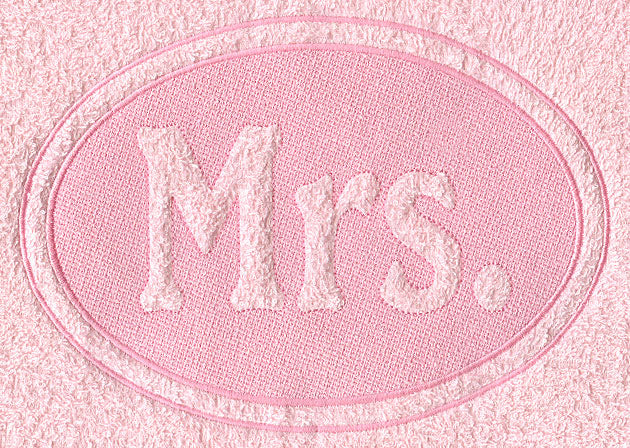 Mrs. (Embossed) – Embroidery Library