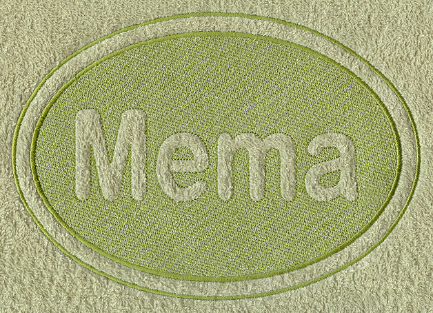 Mema (Embossed) – Embroidery Library