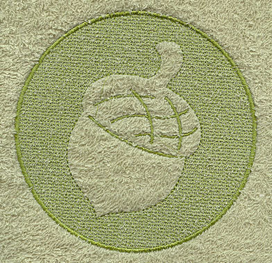 Acorn (Embossed) – Embroidery Library