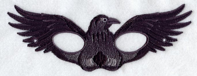 Raven Mask - Large – Embroidery Library