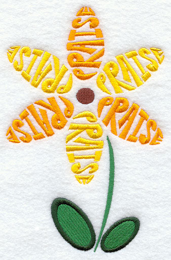 Praise Flower – Embroidery Library