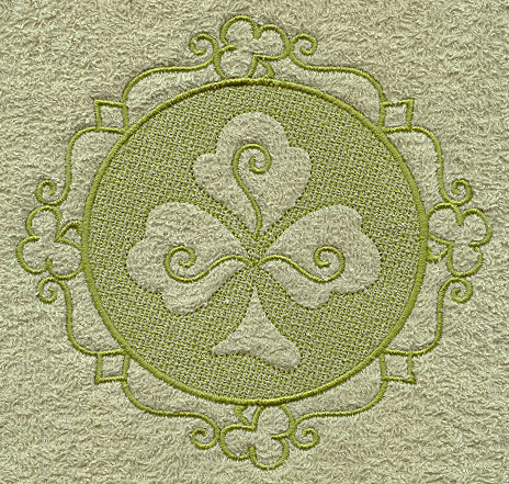 Fancy Shamrock (Embossed) – Embroidery Library