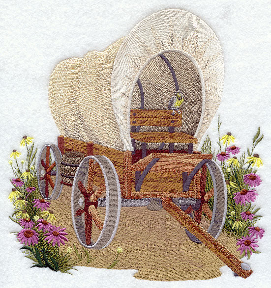 Prairie Wagon – Embroidery Library