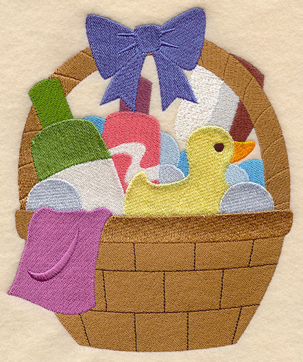 Bath Basket – Embroidery Library