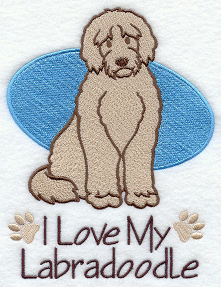 I Love My Labradoodle – Embroidery Library