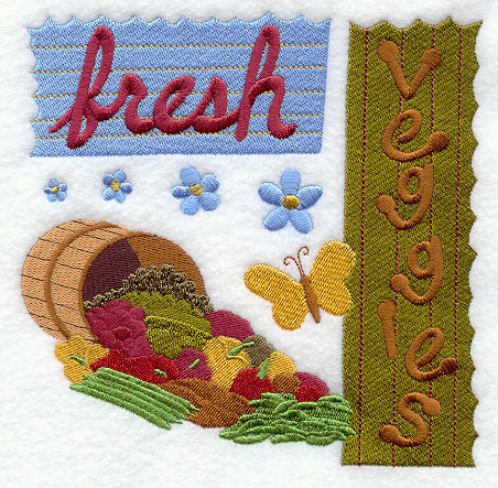 Fresh Veggies – Embroidery Library
