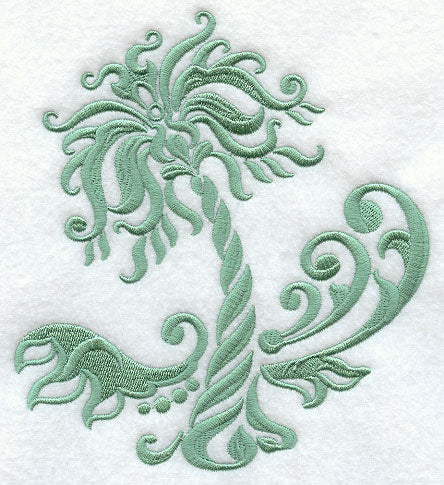Damask Palm Tree – Embroidery Library