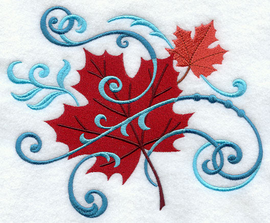 Maple Leaf Filigree – Embroidery Library