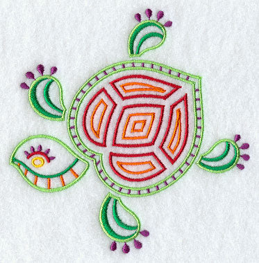 Mola Turtle – Embroidery Library