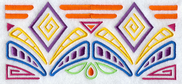Mola Geometric Border – Embroidery Library