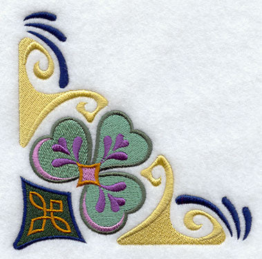 Arts and Crafts Shamrock Corner – Embroidery Library