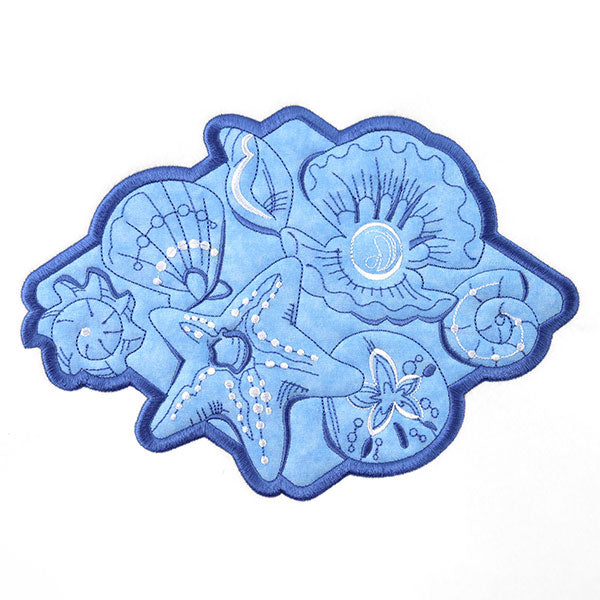 Seashells by the Seashore (Batting Applique) – Embroidery Library