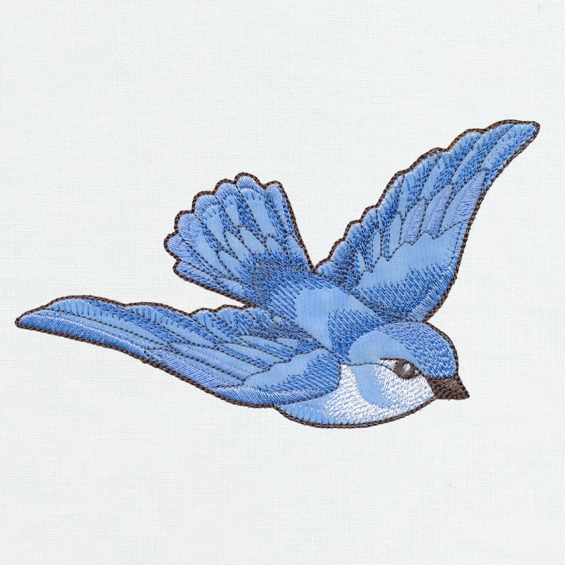Birdwatching & Dreaming - Bluebird 1 (Heirloom Applique) – Embroidery ...