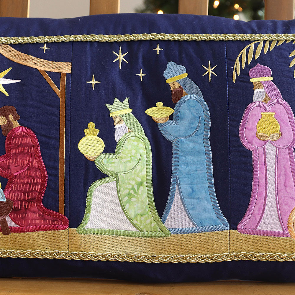 Nativity Story Build-A-Scene (Applique) Design Pack – Embroidery Library