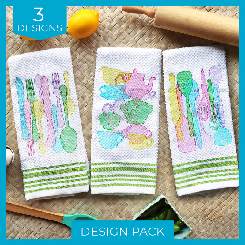 From the Kitchen Design Pack – Embroidery Library