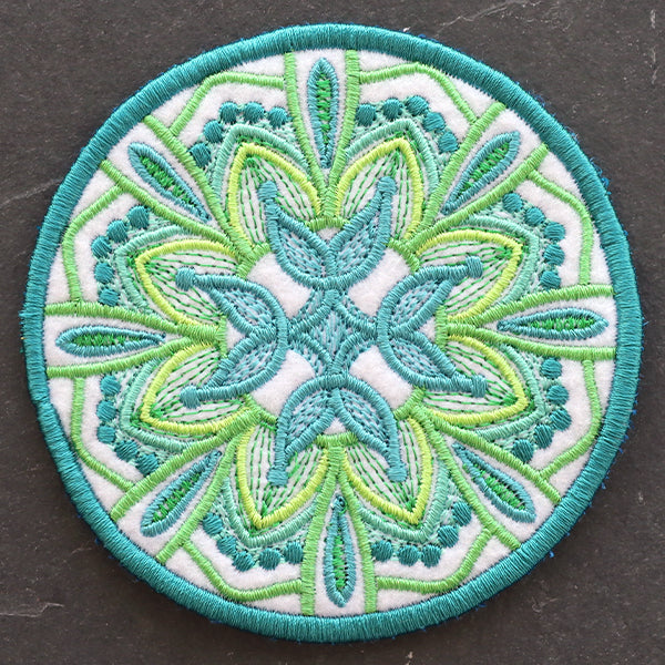 In-the-Hoop Coaster Embroidery Designs | Instant Downloads – Page 2 ...