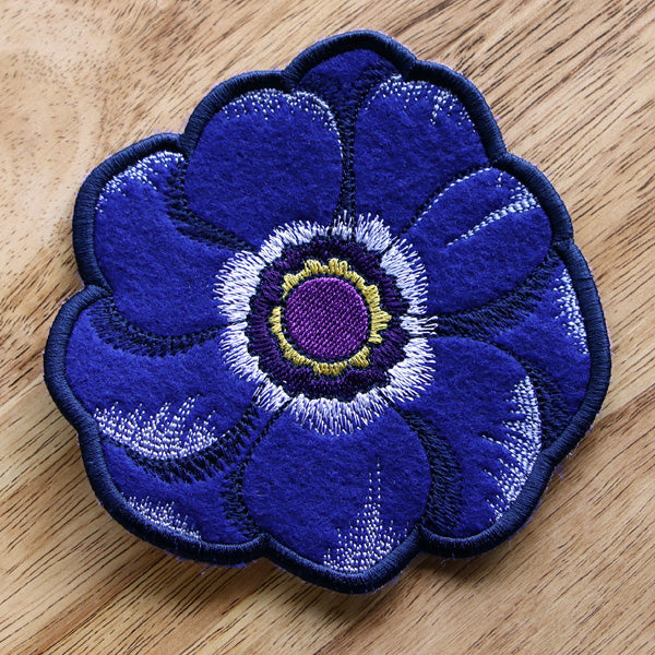 Bloom Coaster - Anemone (In-the-Hoop) – Embroidery Library