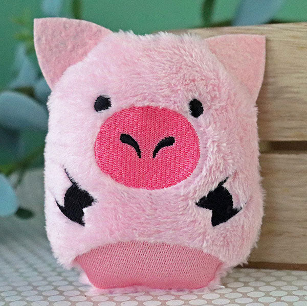 Fluffy Pig Barnyard Buddy (In-the-Hoop) – Embroidery Library
