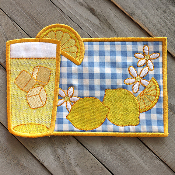 In-the-Hoop Mug Rug Embroidery Designs | Instant Downloads – Embroidery ...