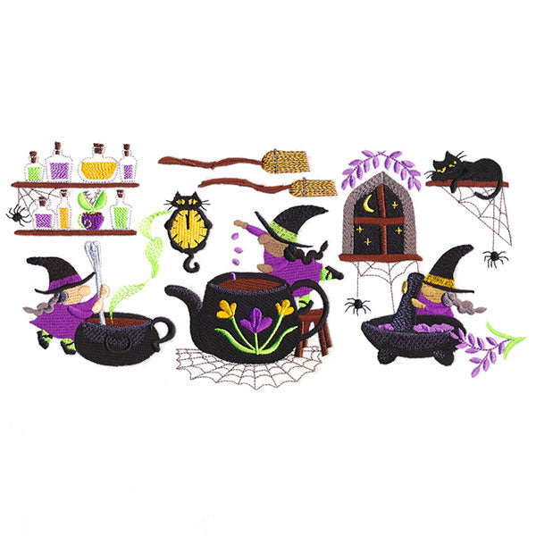 Witch Embroidery Designs – Page 2 – Embroidery Library