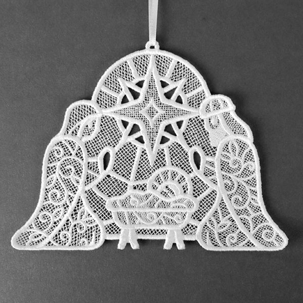 Christmas Nativity Treasures - Holy Family (Lace) – Embroidery Library