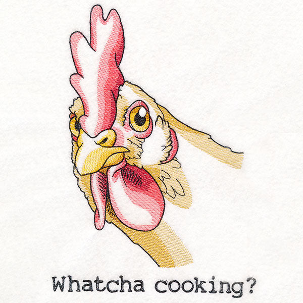 Whatcha Cooking Chicken – Embroidery Library