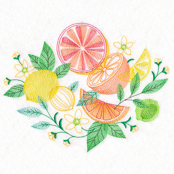 Citrus Splash Feature – Embroidery Library