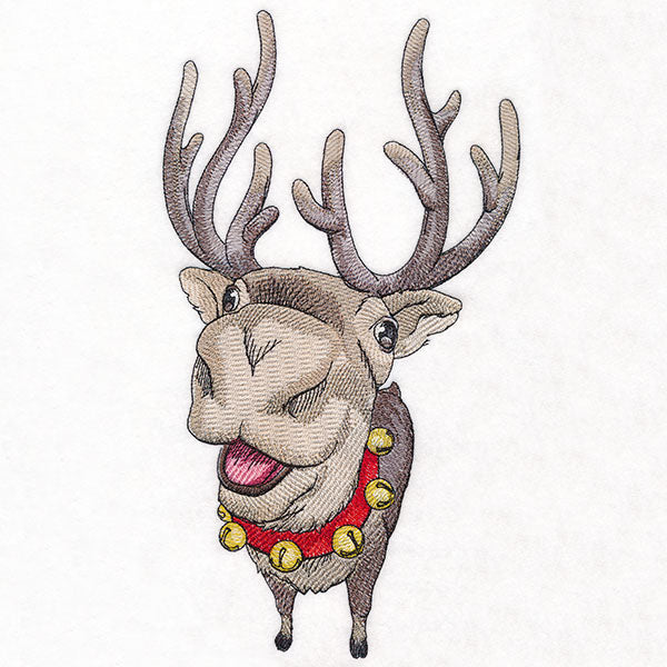 Nosey Christmas Reindeer – Embroidery Library