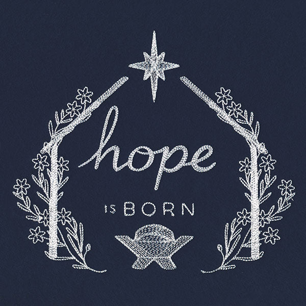 Hope is Born Manger – Embroidery Library