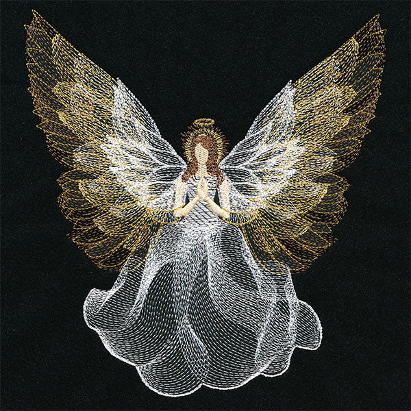 Christmas Has Come Angel – Embroidery Library