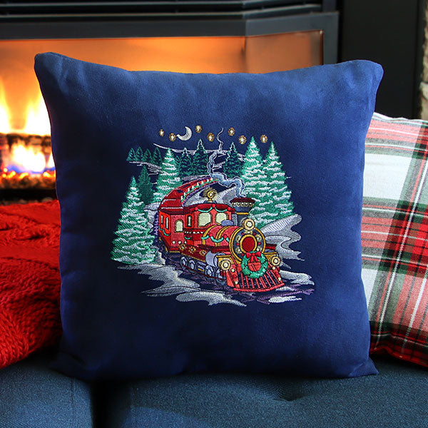 All Aboard the Christmas Train Scene – Embroidery Library