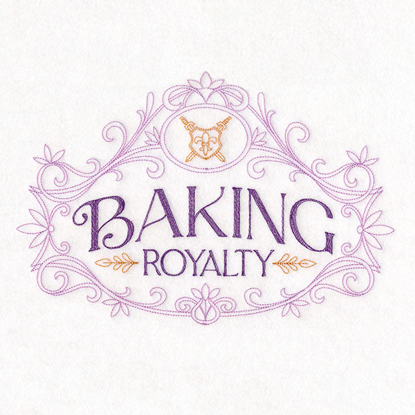 Baking Royalty Sign – Embroidery Library