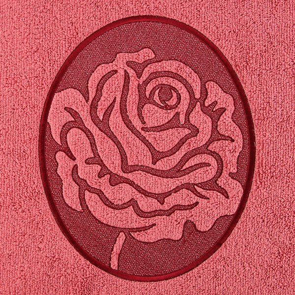 Timeless Rose Cameo (Embossed) – Embroidery Library
