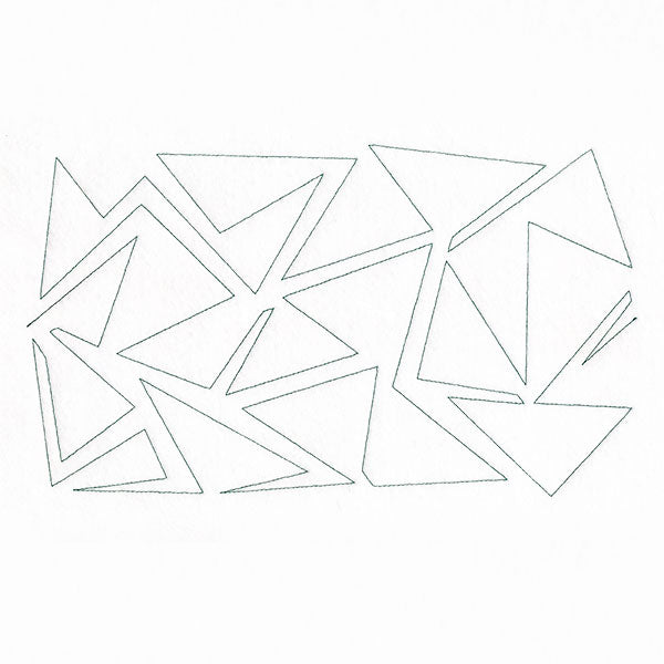 Modern Triangles Geometry (Edge-to-Edge Quilting) – Embroidery Library