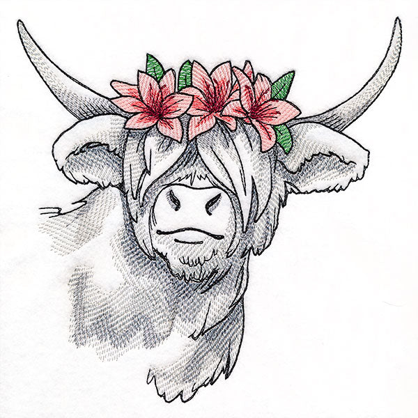 Cow Machine Embroidery Designs | Instant Downloads – Embroidery Library