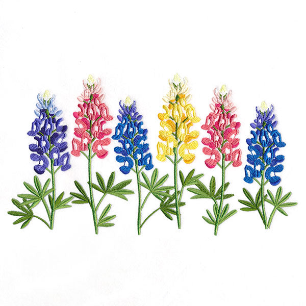 Luscious Lupine Border – Embroidery Library