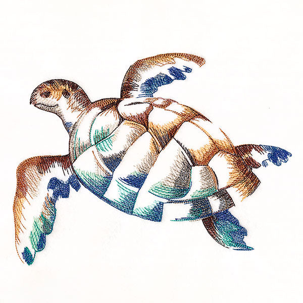 Contours of Beauty Sea Turtle – Embroidery Library